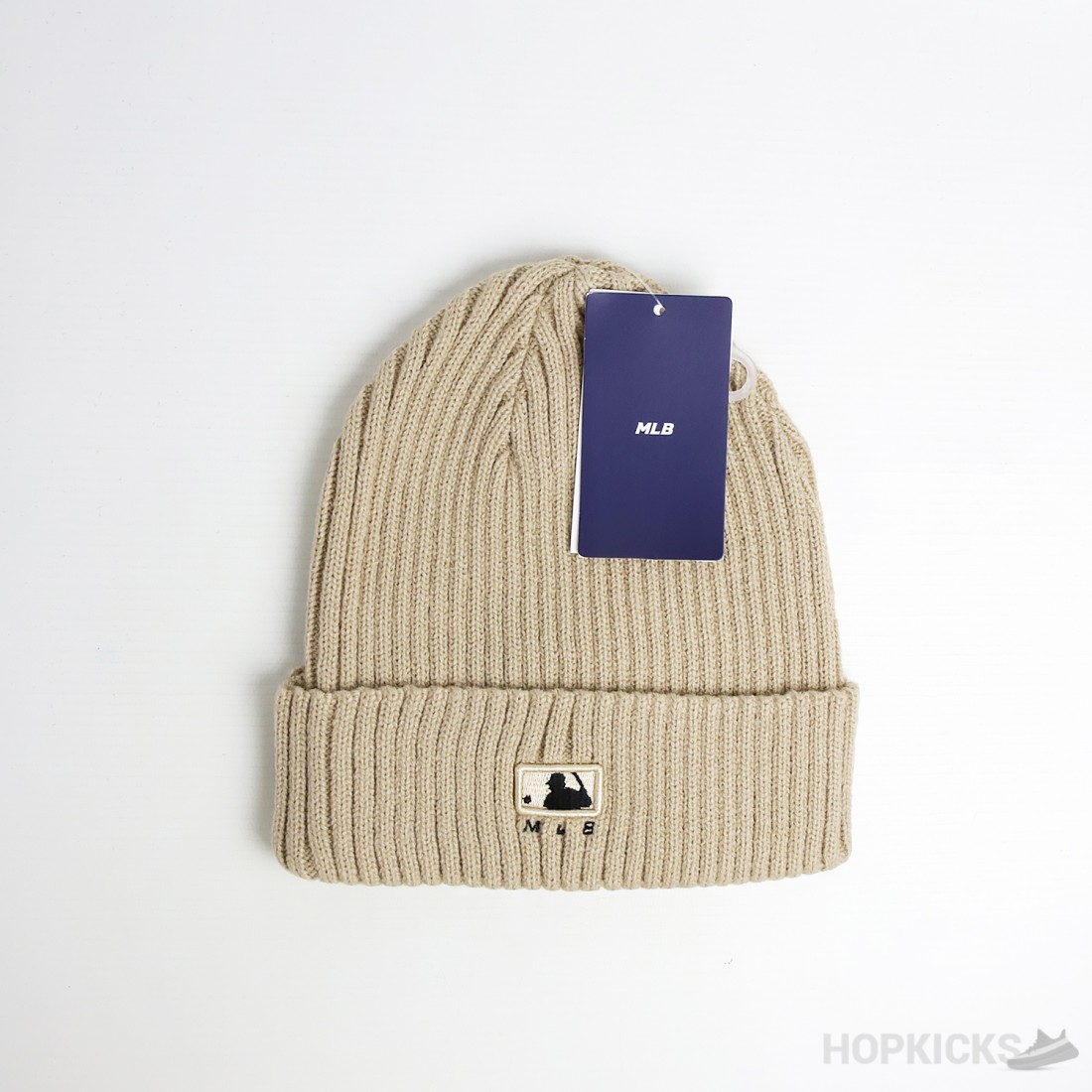 LA Logo Patch Brown Beanie